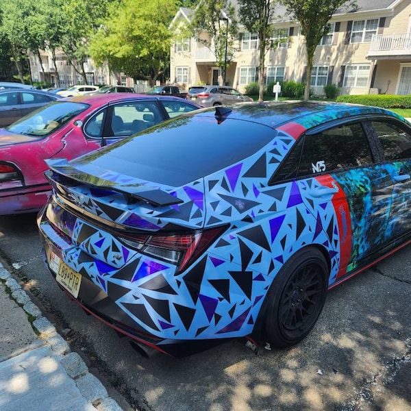 Triangle JDM Car Decal Sticker / Triangle Side Vehicle Wrap / Truck Car ...