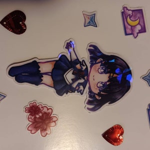 Vocaloid Kagamine Rin and Kagamine Len Holographic and Vinyl Stickers ...