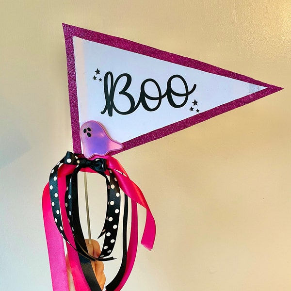 Boo Flag Printable // Boo Pennant Flag // Halloween Penant Flag // Boo ...