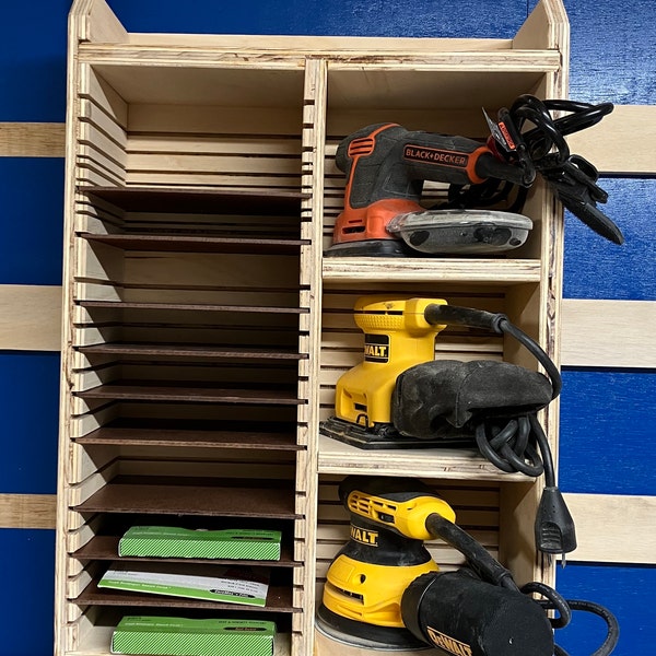 Sandpaper Storage Rack DIY Woodworking Plans (PDF) - Etsy