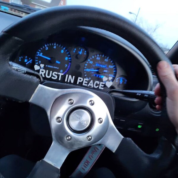 RUST IN PEACE Transparent Decal Window Sticker - Etsy
