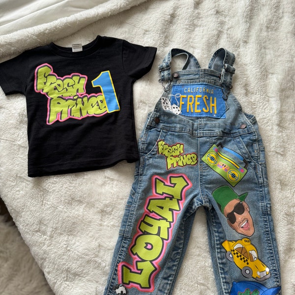 Prince Birthday Overalls| Fresh Prince Outfit| Prince Of - Etsy
