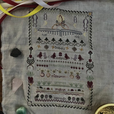 Jane Parson 1841 Sampler Reproduction PDF Chart, Cross Stitch Pattern ...