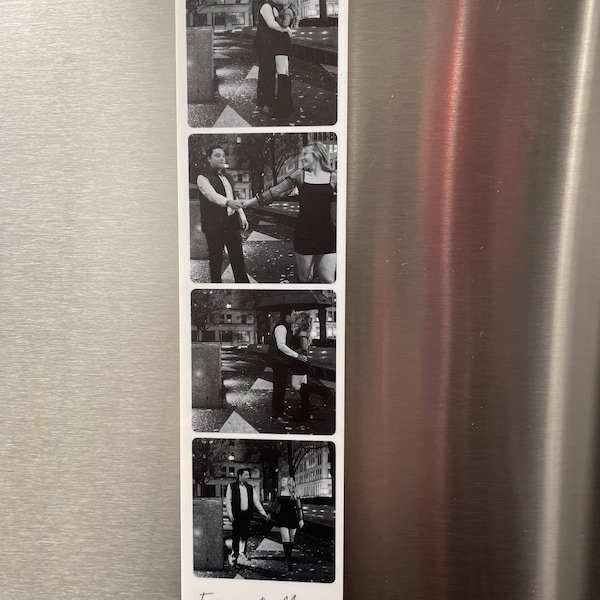 Personalized Photo Strip Magnet: Acrylic Fridge Magnet, Couples Gift ...