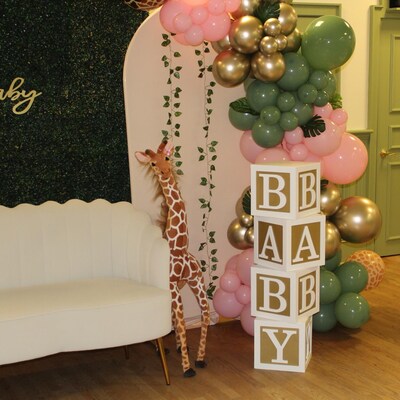 Jumbo Baby Blocks Made to Order. Nursery/kids Room Decor, Baby Shower ...