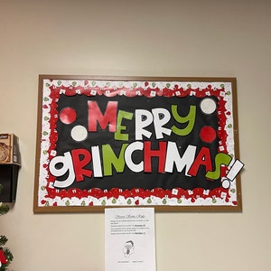 Whoville a Christmas Trees Christmas Bulletin Board Kit - Etsy