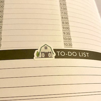 Farrier Appointment Horse Planner Stickers Equestrian Farming Homestead ...
