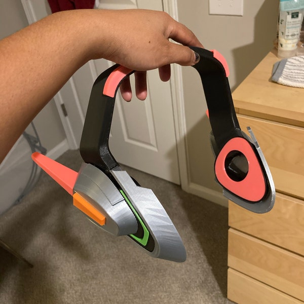 Overwatch DVA Gun and Headset for Cosplay Costume D.va Weapon Game ...