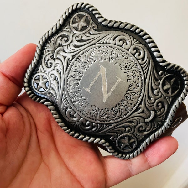 Engraved Western Belt Buckle: Personalized Groomsmen Gift - Etsy