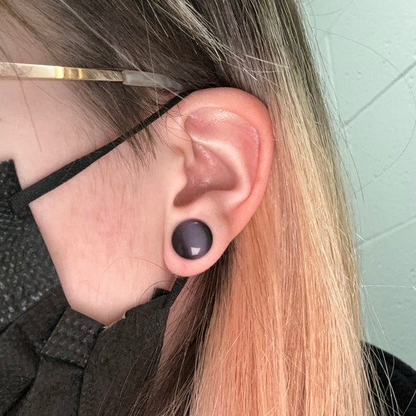 SF Purple Cat Eye Plugs 6g, 4g, 2g (6mm), 0g, 00g (10mm), 7/16" (11mm ...