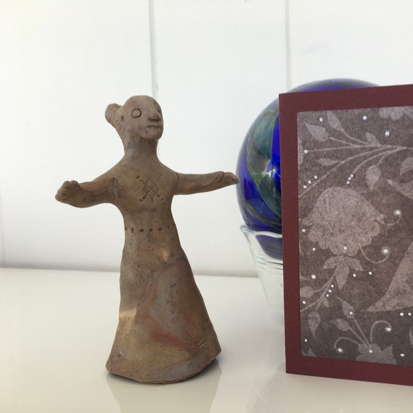 Magic Manny Mushroom, Altar Totem, Tiny Garden Art, Unique Spirit Guide ...