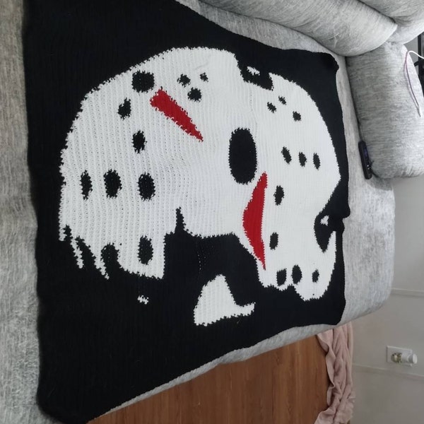 Ghostface Throw Blanket Pattern | Crochet Blanket Pattern| Knitting ...