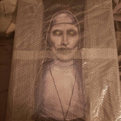 Valak lights Out Version Painting Replica Print - Etsy