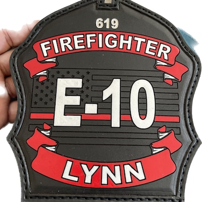 Firefighter Helmet Shield/leather Helmet Shield/personalized ...