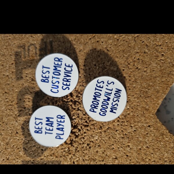 Personalised Pick Your Text/shape Circle Enamel Pin | Customised Pin ...