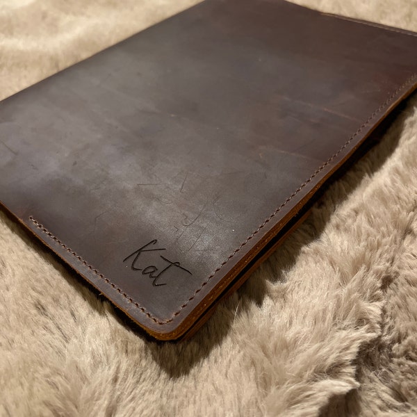 Leather Notebook Cover A5, A4, B5 Custom Personalized Journal Cover ...