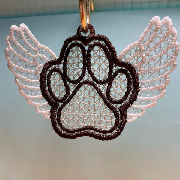 Fsl-angel-4x4-ch-cr-nls (1 Machine Embroidery Design) - Etsy