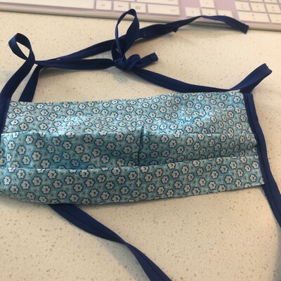 Washable Tie Back Face Mask for Adults Men Women. Quality Comfortable ...