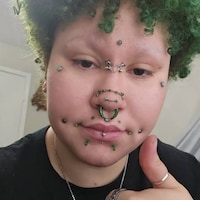 Lip to Ear Chain, Lip Chain, Lip Piercing Chain, Lip Ring Chain, Lip ...