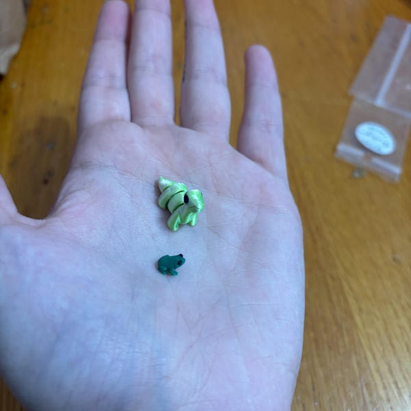 3D Printed Tiny Articulated Miniature Animal Pet Fidget Toy ...