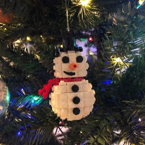 Snowman Christmas Ornament Kit 100% Authentic New LEGO® - Etsy