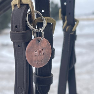 Custom Bridle Tag, Halter Tag, Horse Name Tag, Gift for Horse Lover ...
