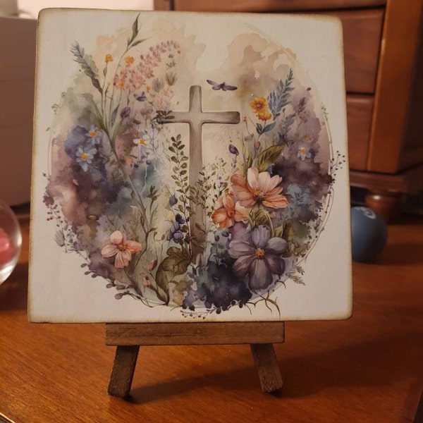 Whimsical Pig Art on Wooden Blocks for Rustic Farmhouse Accents Country ...