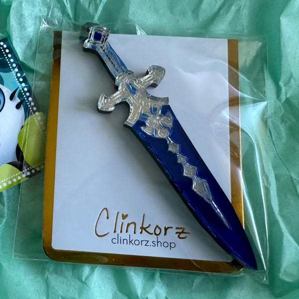 Aymeric's Naegling FFXIV Handmade Acrylic Necklace or Keychain - Etsy