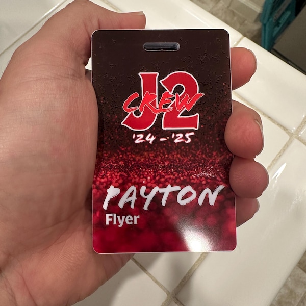 Fully Customized Bag Tags: Double-sided Personalized Sports, Events Bag ...