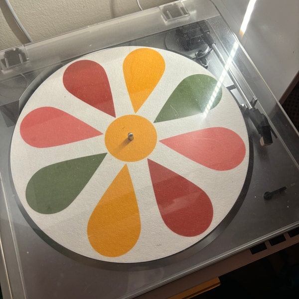Flower Turntable Slipmat - Etsy