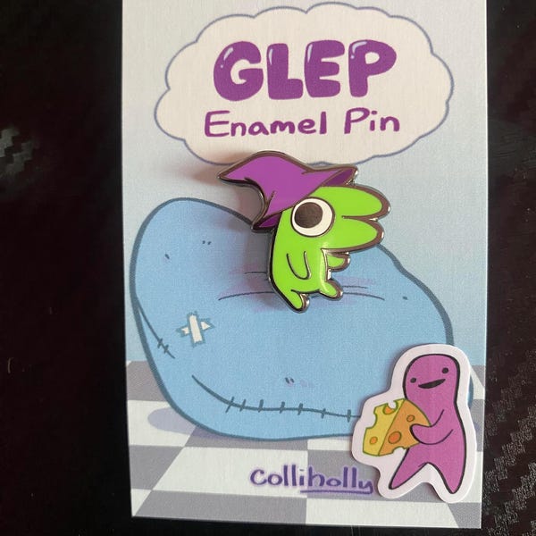Smiling Friends Glep Hard Enamel Pin - 1in. - Etsy