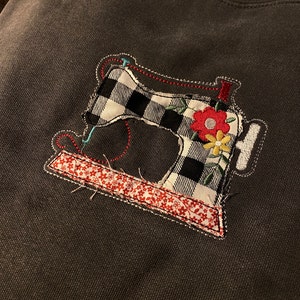 Machine Embroidery Design Applique Mini Raggy Circle Patch and | Etsy