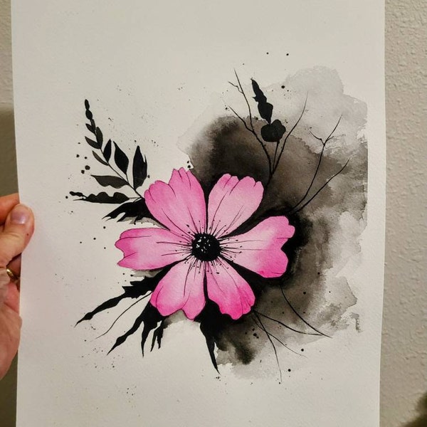 Poppy Flower Outline Drawing/digital PDF Printable! Download, Print ...