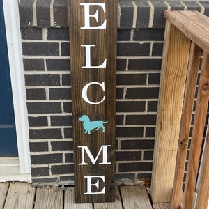 Large Welcome Sign With Springer Spaniel Welcome Wood Sign Any Dog ...
