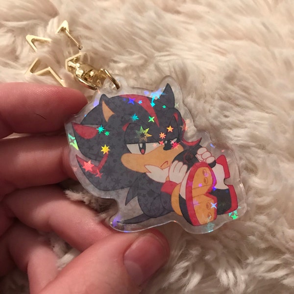 Cute Chibi Sonic Charms - Favorite Foods - Team Dark Keychains - Etsy