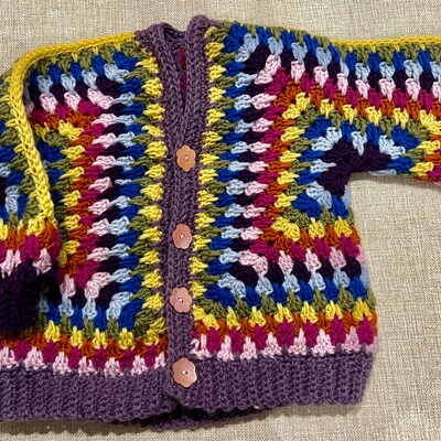 Cosy Hexi Cardi Crochet Pattern Sizes Baby to Adult Instant PDF ...