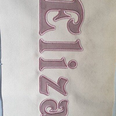 Blake Applique Monogram Set Uppercase Letters 2 3 4 Machine Embroidery ...