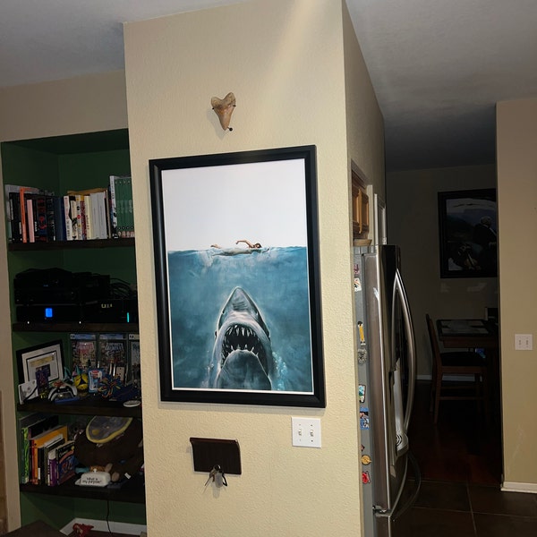 Wall Mount Kit for Megalodon Teeth - Display Stand for Use on Wall to ...