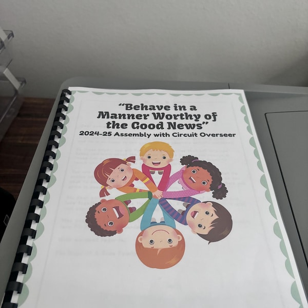 JW Kids Workbook Age 2-6 Yrs Digital 2024 Declare the Good News ...