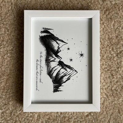 ACOTAR Series Art Print Velaris Night Court Bookish Gift Quote Wall Art ...