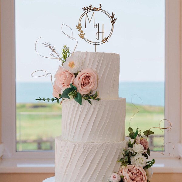 Personalized Cake Topper, Custom Names Cake Topper, Mr and Mrs Cake ...