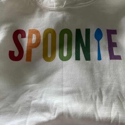 Rainbow Spoonie Unisex Hooded Sweatshirt Chronic Illness, Dysautonomia ...