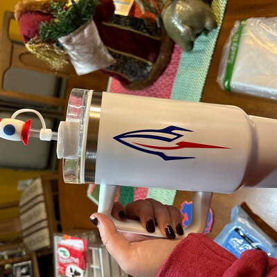 Star Blue Straw Topper, Straw Covers, Straw Charms, Straw Caps, Not for ...