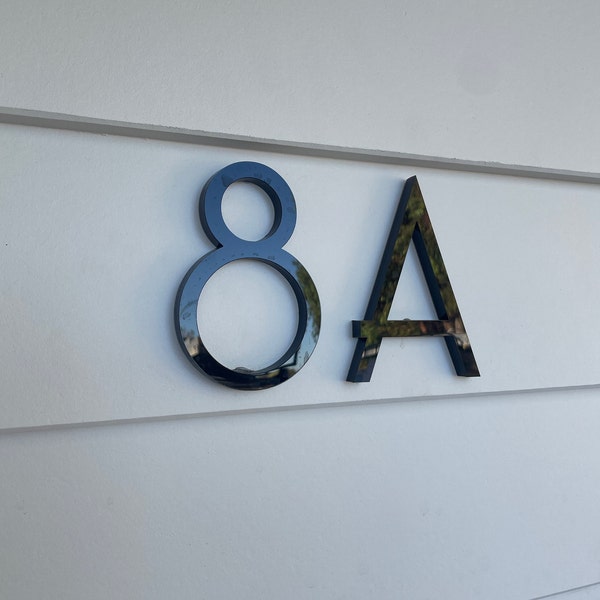 10 Inch Modern House Numbers and Letters, Custom House Address Signs ...