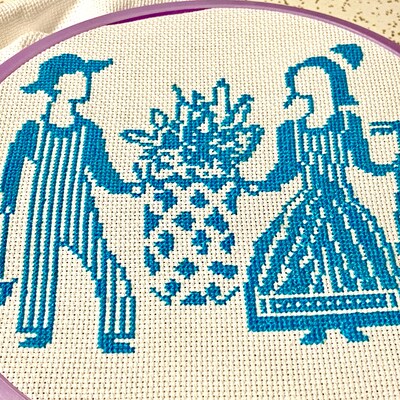 Pyrex Friendship Cross Stitch Pattern PDF - Etsy