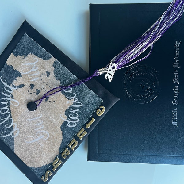 Graduation Cap | Grad Cap | Grad Cap Decal | Handwritten | Cute ...