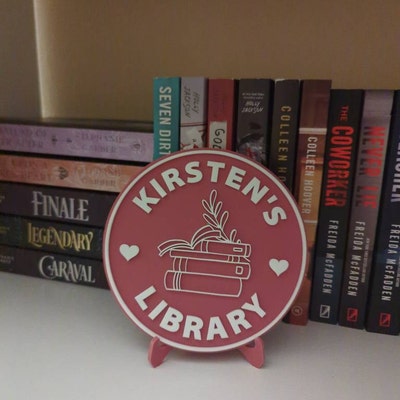 Library Sign Book Decor Bookish Decor - Etsy