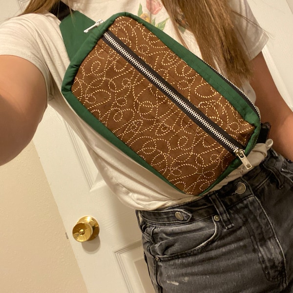 Fanny Pack PDF Pattern: Crossbody Bumbag Sewing Pattern (digital ...