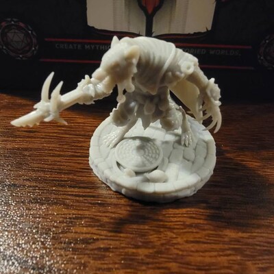 Wererat in Heavy Armor Resin Miniature Dungeons and Dragons 28mm,32mm ...