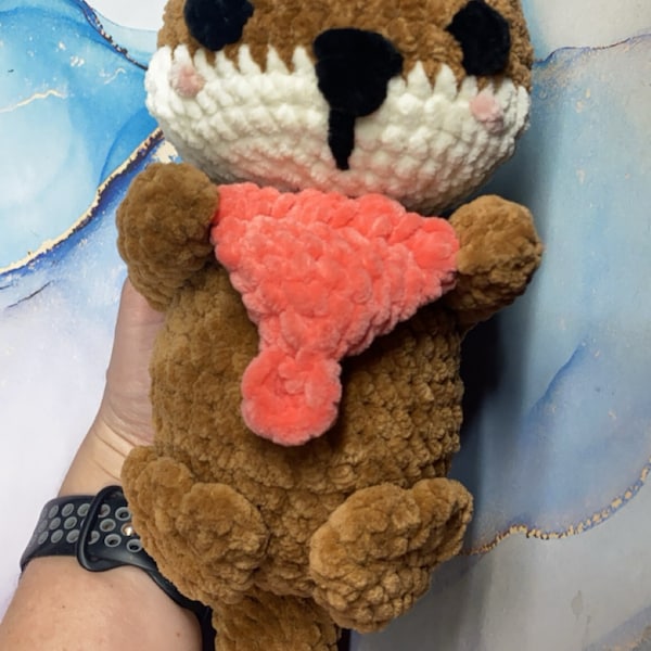 Amigurumi Otter Pattern, Plush Pattern, PDF Pattern, Stuffed Otter Toy ...